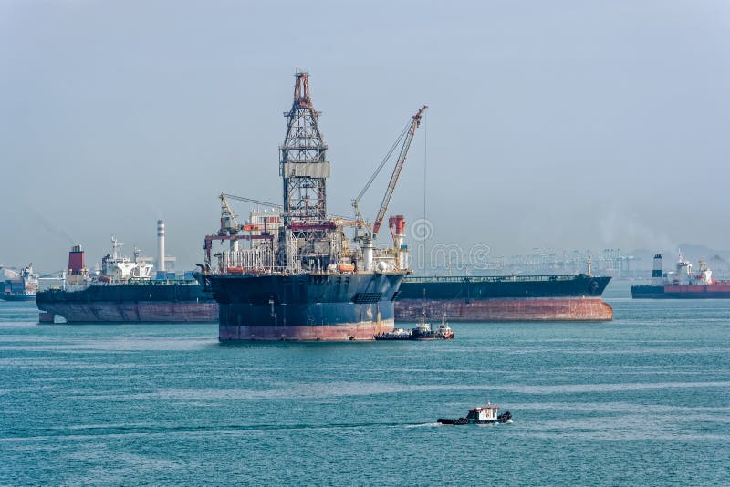 Offshore Drilling rig stock photo. Image of drilling - 129167008