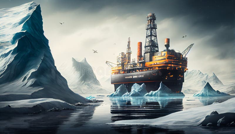 Arctic Drilling Oil Stock Illustrations – 55 Arctic Drilling Oil Stock ...
