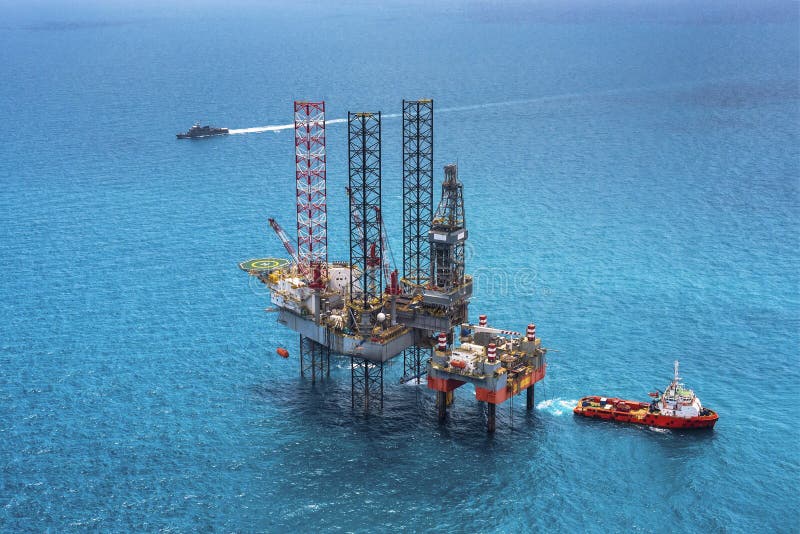 Oil Gas Industry Oilfield Drilling Rig Oil Pump Offshore Technology ...