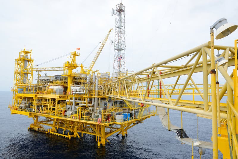 Offshore Oil and Gas Operations, Production Operator Open Valve To ...