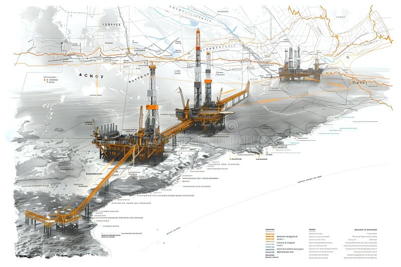 Offshore Oil Rig Platforms: Exploring the Complex Network of Subsea ...