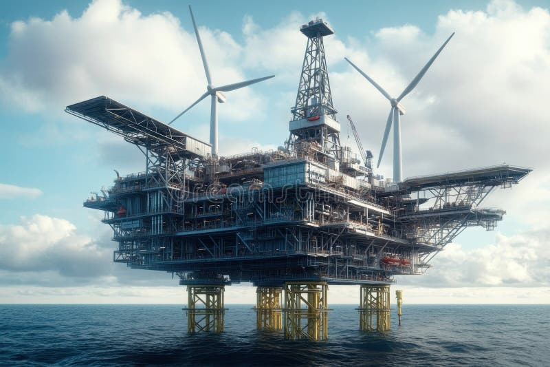 Offshore Platform Combines Oil Drilling and Wind Energy Generation in a ...