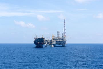 An Offshore Platform Complex at Oil Field Editorial Photography - Image ...