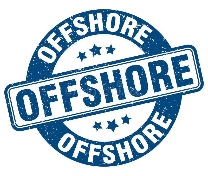 Offshore Stamp. Offshore Label. Round Grunge Sign Stock Vector ...
