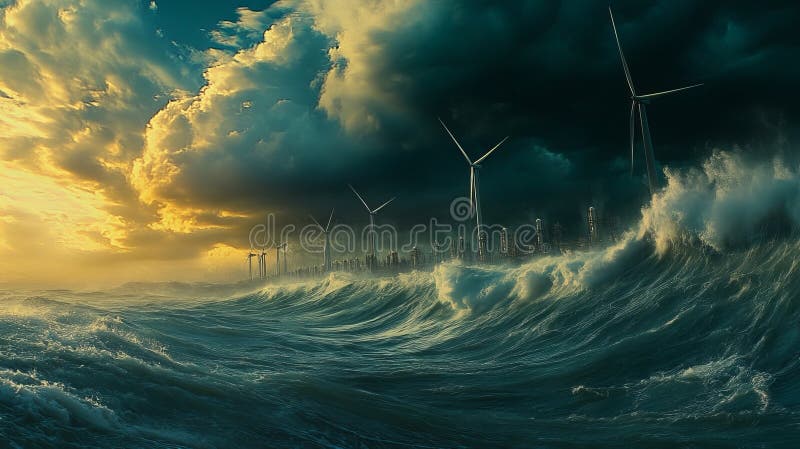 Offshore Wind Farm Using Waves and Offshore Winds To Generate ...