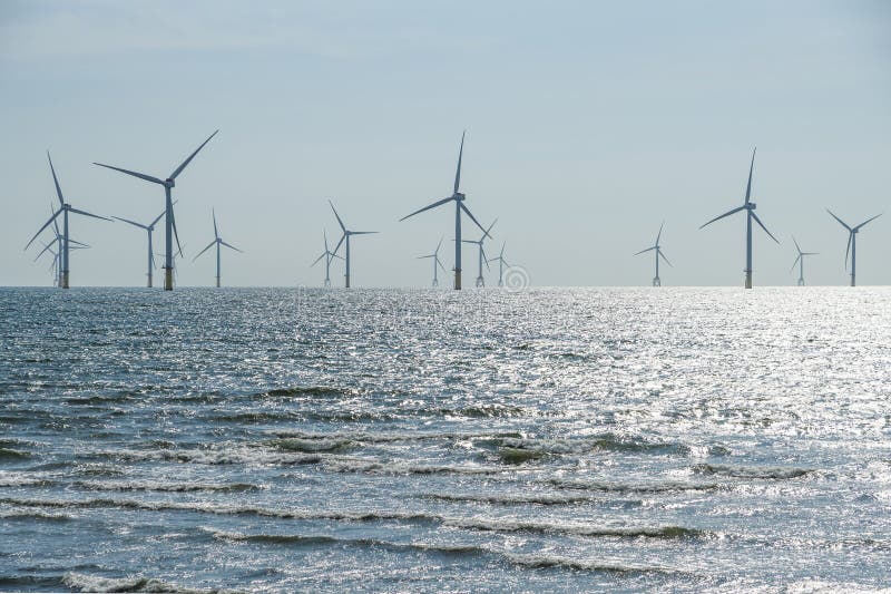 Offshore Wind Power Systems, Taiwan. Stock Photo - Image of turbine ...