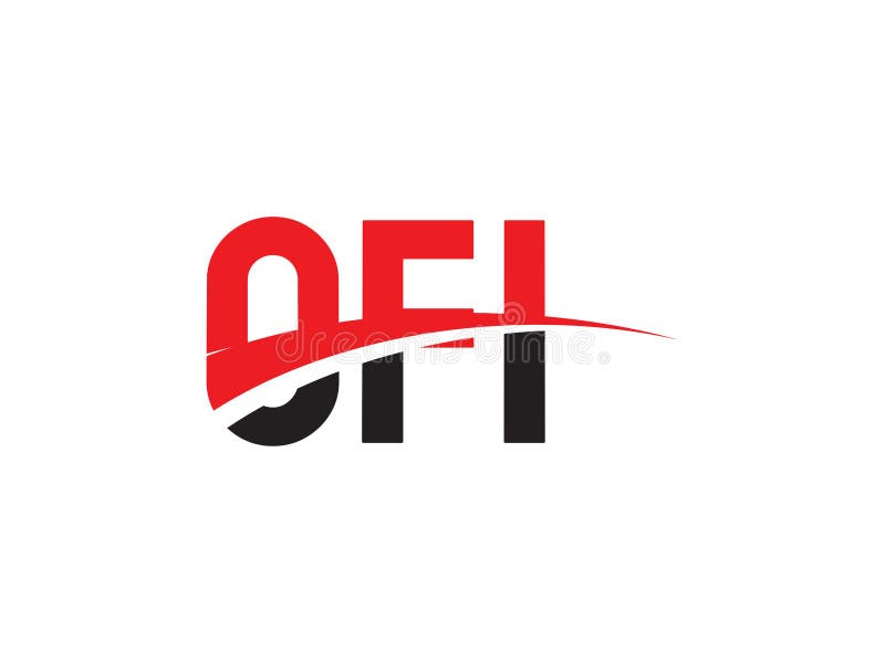 OFI Letter Initial Logo Design Vector Illustration Stock Vector ...