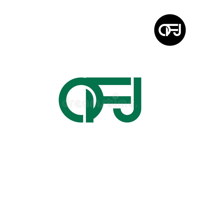 Ofj Monogram Stock Illustrations – 16 Ofj Monogram Stock Illustrations ...