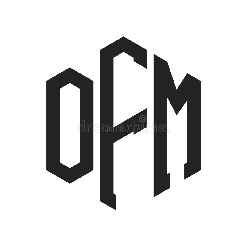 OFM Logo Design. Initial Letter OFM Monogram Logo Using Hexagon Shape ...