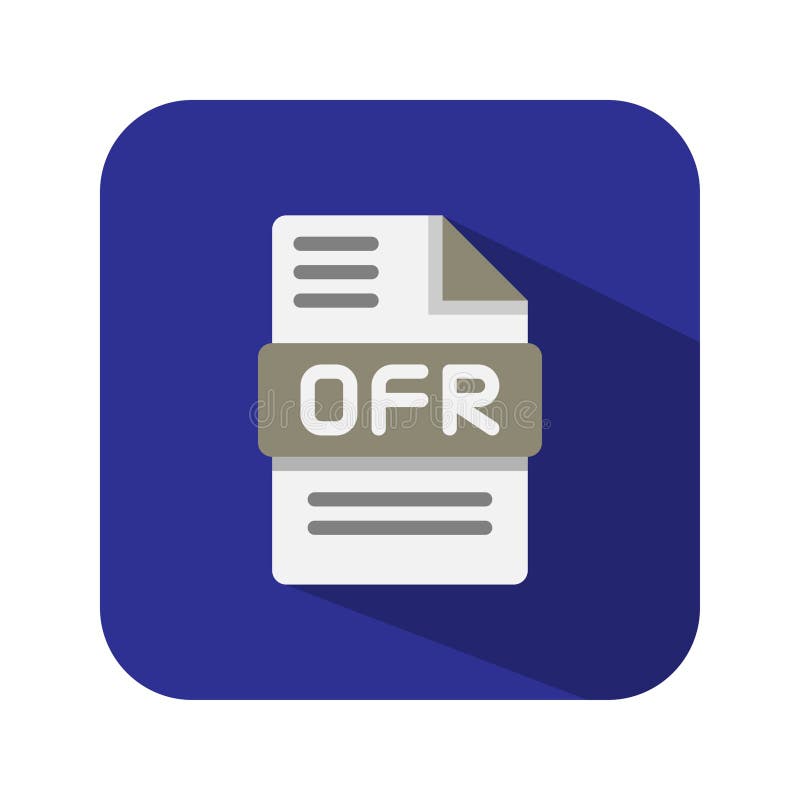 Ofr Audio File Flat Icons, Document, Files Type,extension, Format ...