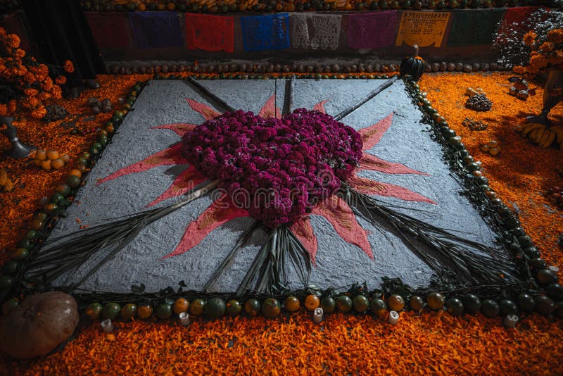 Ofrendas in Mexico City, Mexico Stock Image - Image of cacti, city ...