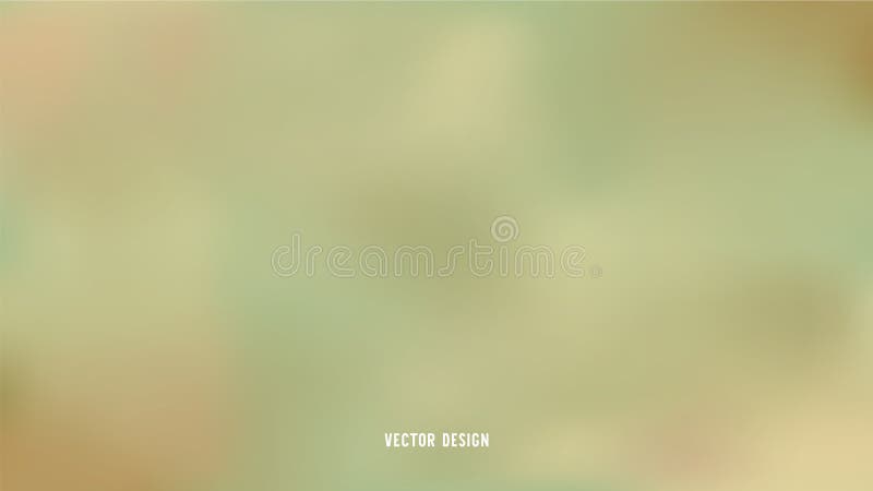 Oft Green and Beige Abstract Blurred Background Stock Illustration ...