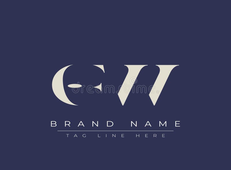 OFW Abstract Letter Logo Design Stock Vector - Illustration of business ...