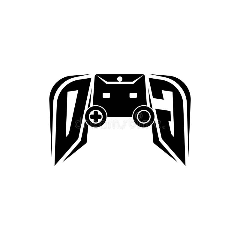 OG Monogram ESports Console Stock Vector - Illustration of initial ...