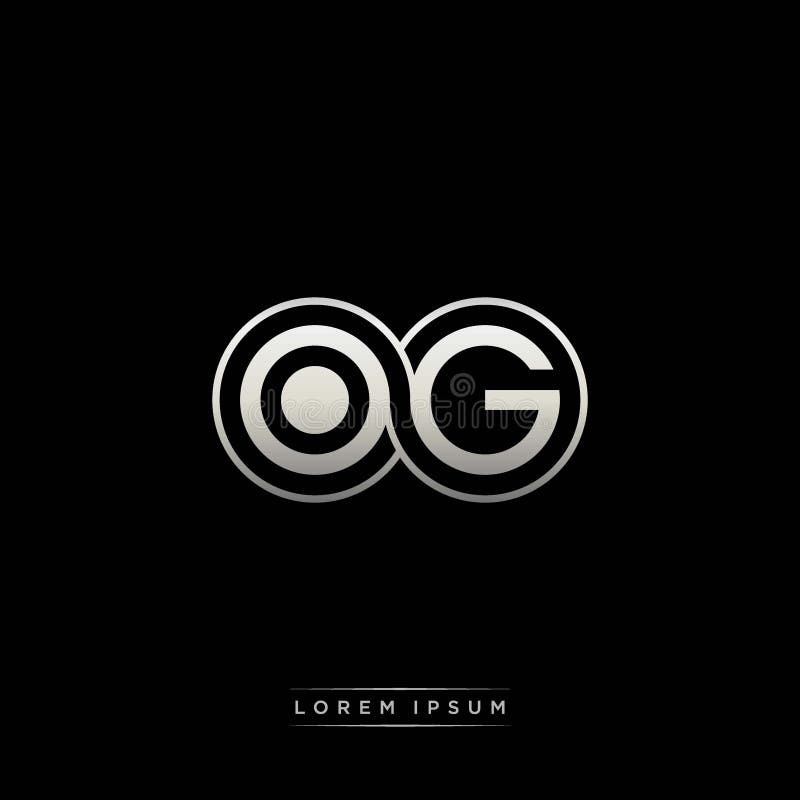 OG Initial Letter Linked Circle Capital Monogram Logo Modern Template ...