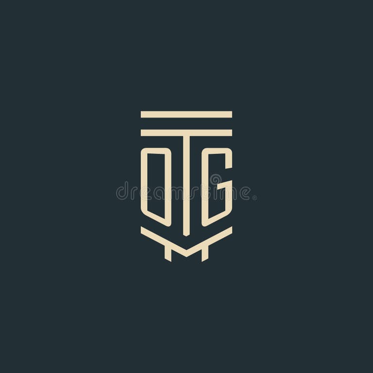 Og Line Monogram Logo Stock Illustrations – 510 Og Line Monogram Logo ...