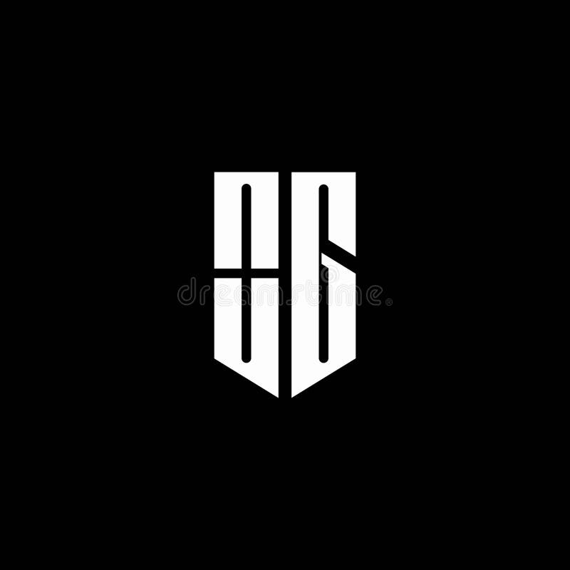 OG Logo Monogram with Emblem Style Isolated on Black Background Stock ... OG Logo Monogram with Emblem Style Isolated on Black Background Stock ...