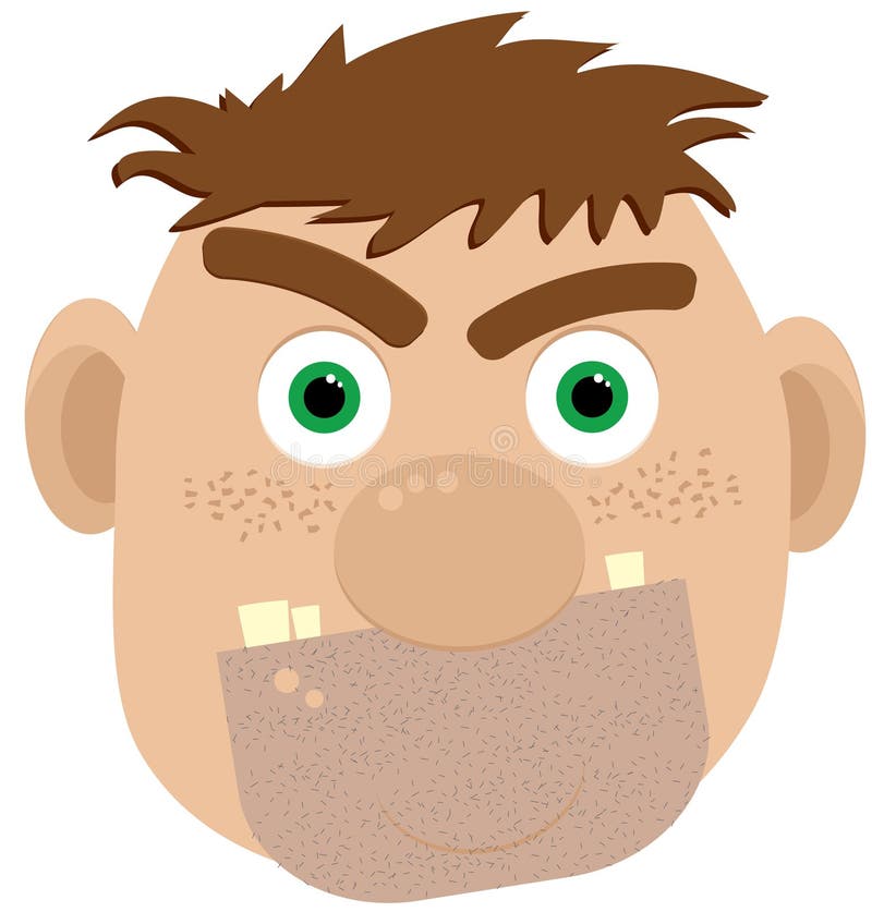 Oger stock vector. Illustration of monstrous, fury, oger - 12712994