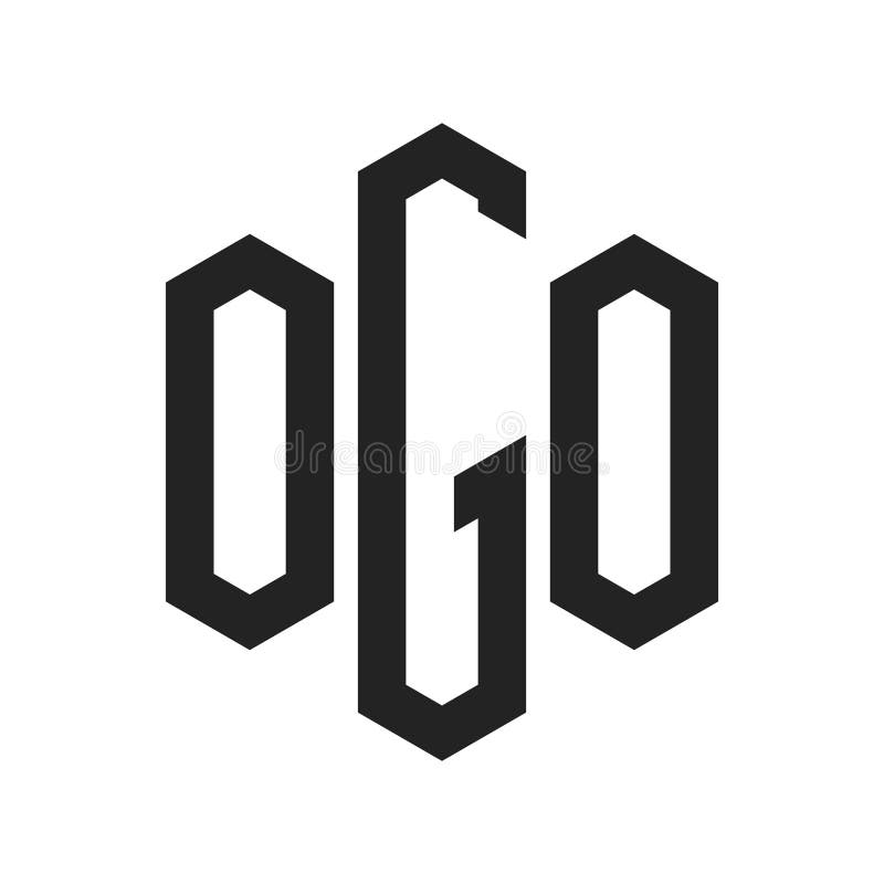 OGO Logo Design. Initial Letter OGO Monogram Logo Using Hexagon Shape ...