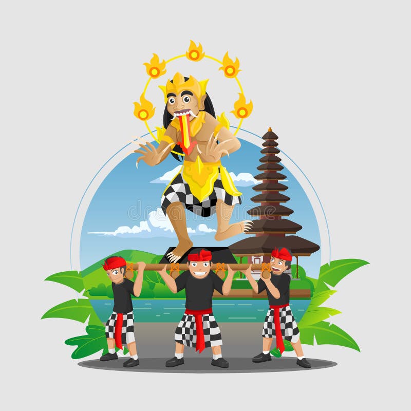 Ogoh Stock Illustrations – 19 Ogoh Stock Illustrations, Vectors ...