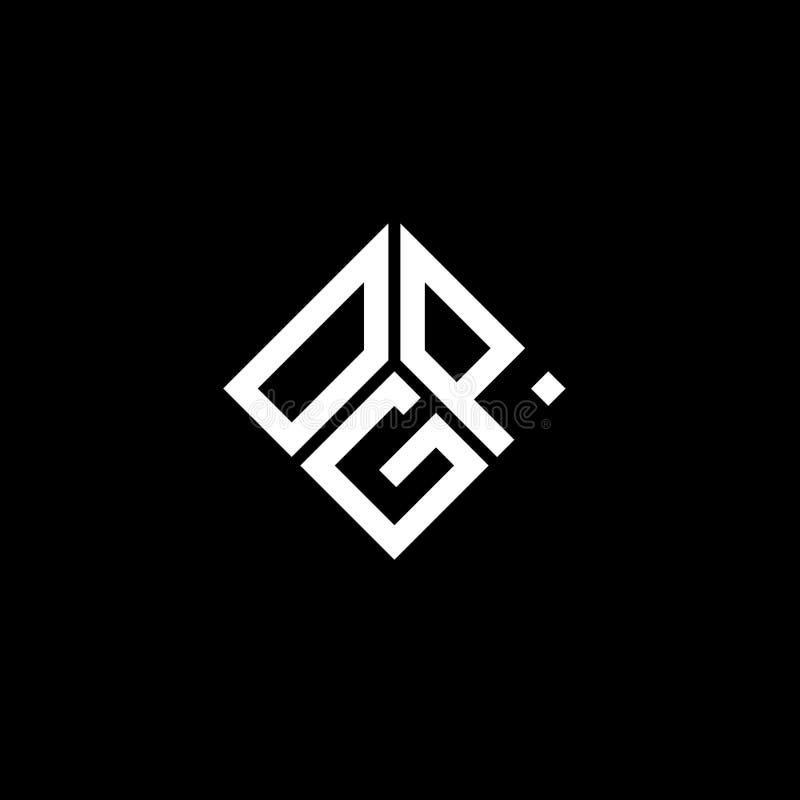 OGP Letter Logo Design on Black Background. OGP Creative Initials ...