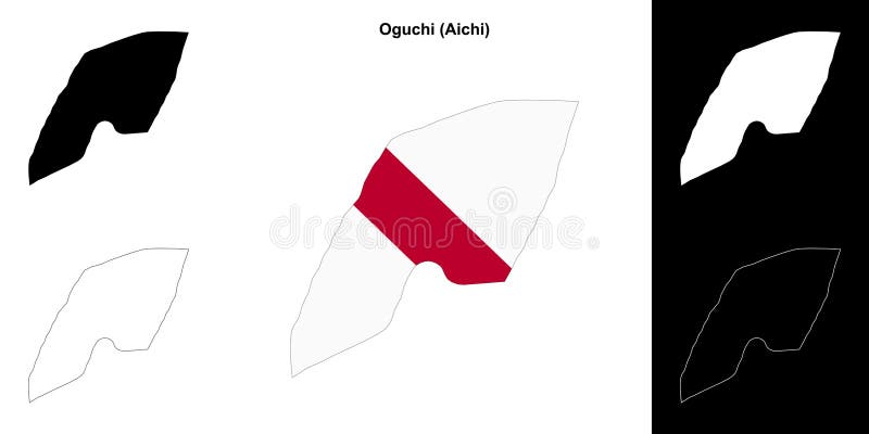 Oguchi Outline Map Stock Illustrations – 1 Oguchi Outline Map Stock ...