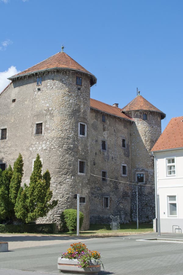 Ogulin castle stock image. Image of blue, middle, medieval - 25901683