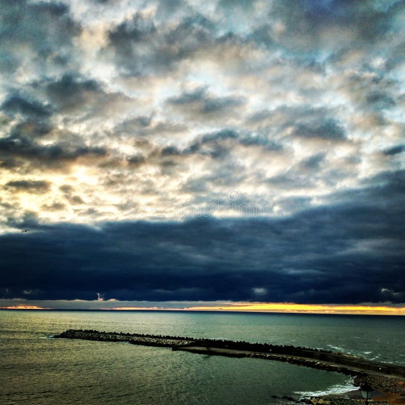 Oh Big Ocean stock image. Image of ocean, colors, peer - 89393799