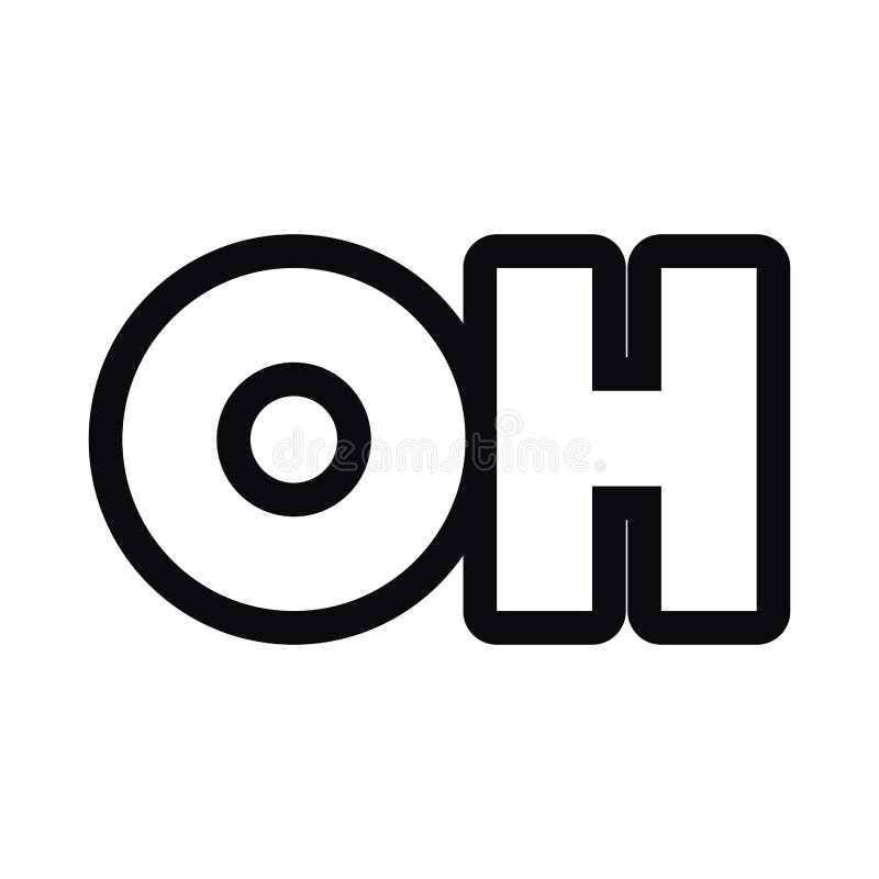 Oh Comic Words Isolated Icon Stock Vector - Illustration of bang ...