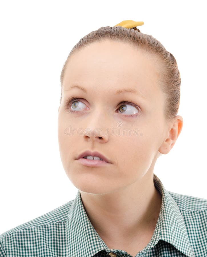 Oh, how interesting! stock photo. Image of portrait, pointing - 31523686