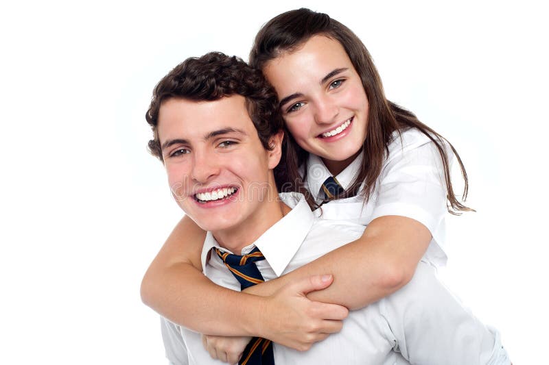 Oh! I am Having so Much Fun Stock Image - Image of relaxed, piggyback ...