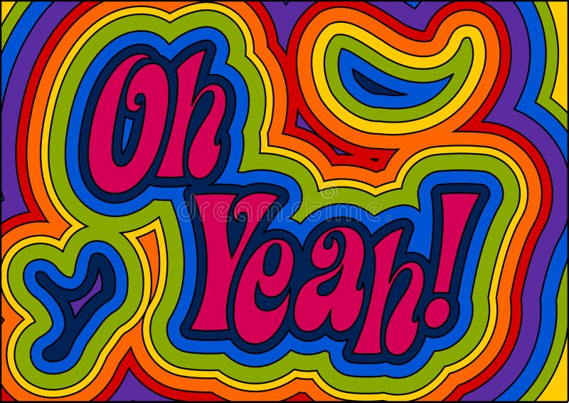 Oh ja! vector illustratie. Illustration of spectrum, vrolijk - 11970965