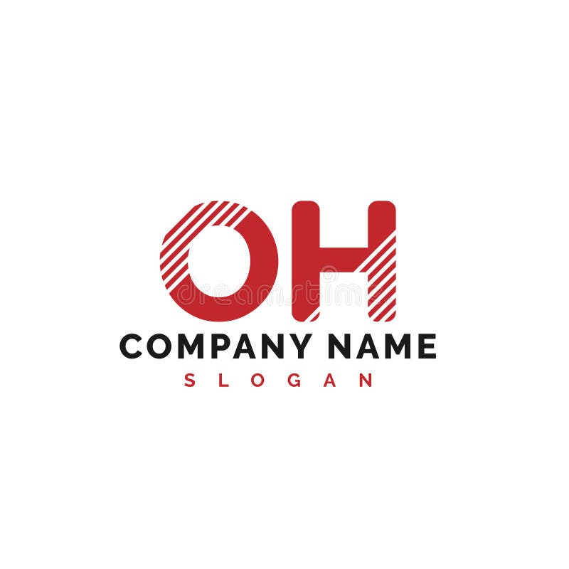 OH Letter Logo Design. OH Letter Logo Vector Illustration - Vector ...