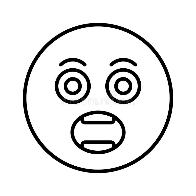 Oh My God Expression Emoji Vector Design, Editable Vector Stock Vector ...