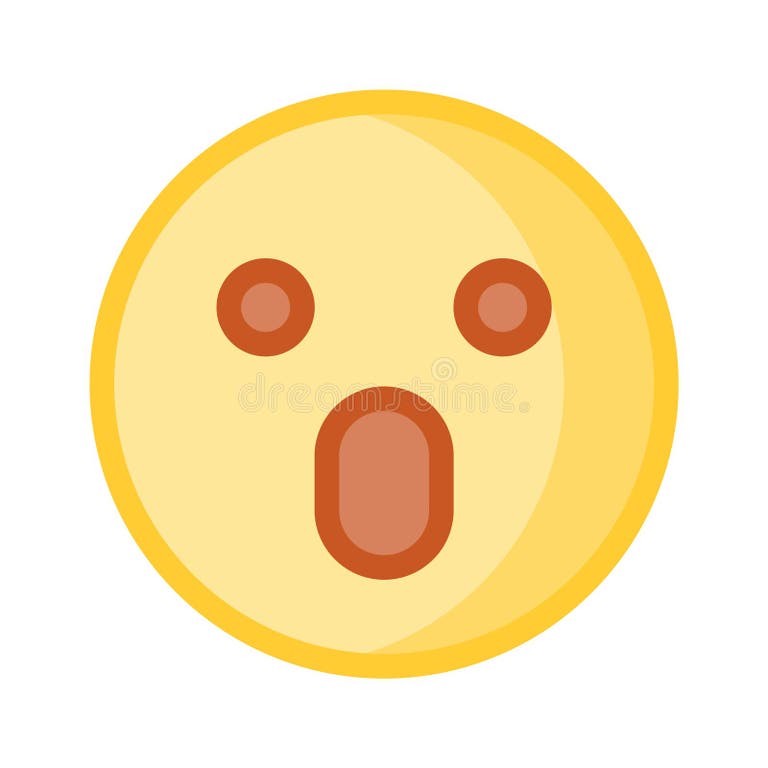 Oh My God Expression Emoji Vector Design, Editable Vector Stock Vector ...