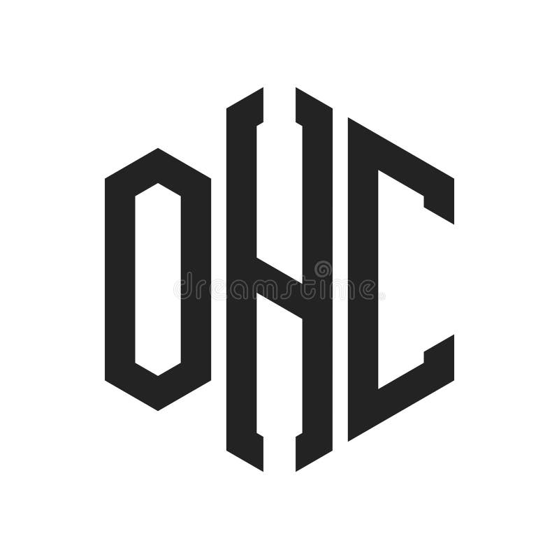 OHC Logo Design. Initial Letter OHC Monogram Logo Using Hexagon Shape ...