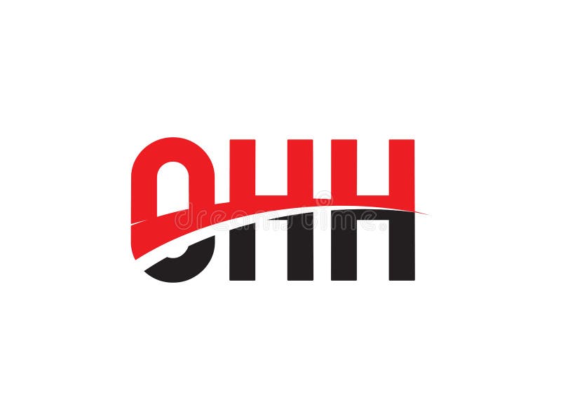 OHH Letter Initial Logo Design Vector Illustration Stock Vector ...