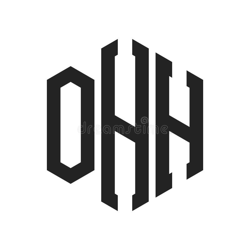 OHH Logo Design. Initial Letter OHH Monogram Logo Using Hexagon Shape ...