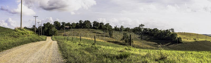 Ohio Countryside stock image. Image of rural, meadows - 74939619