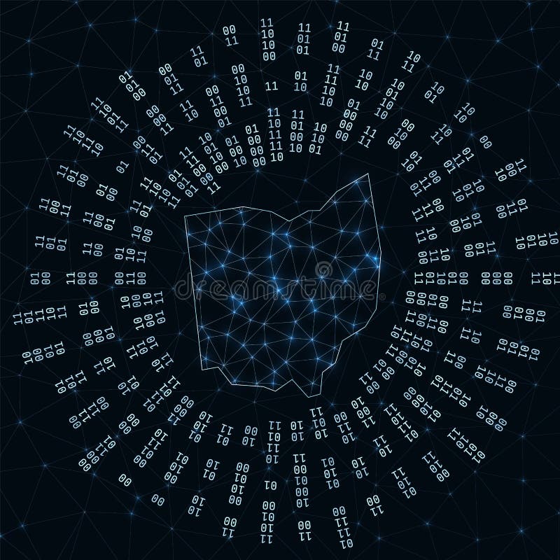 Ohio Map Glowing Stock Illustrations – 30 Ohio Map Glowing Stock ...