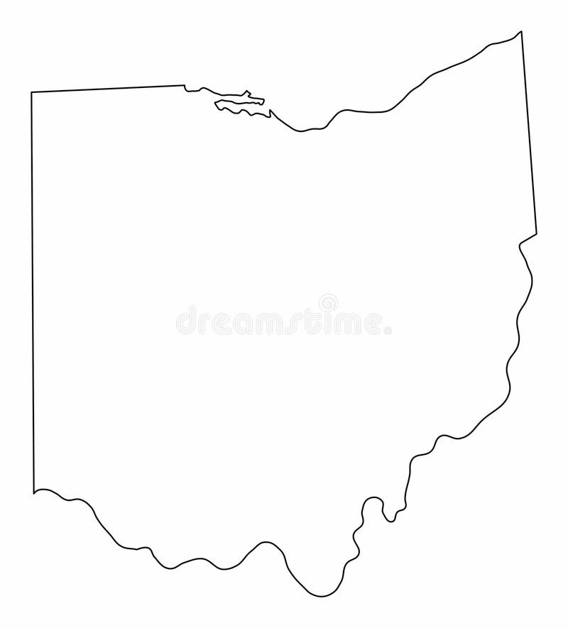 Ohio Outline State Abstract Stock Illustrations – 491 Ohio Outline ...