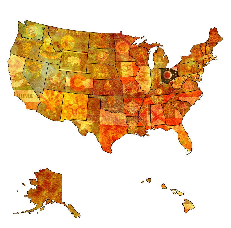 Ohio State Political Map Stock Photos - Free & Royalty-Free Stock ...