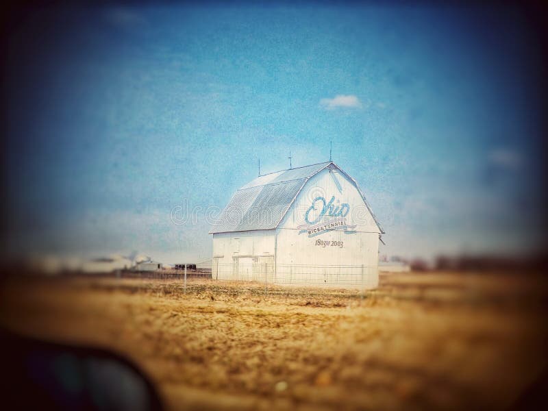 Landmark barn in Ohio stock photo. Image of landscape - 122706298