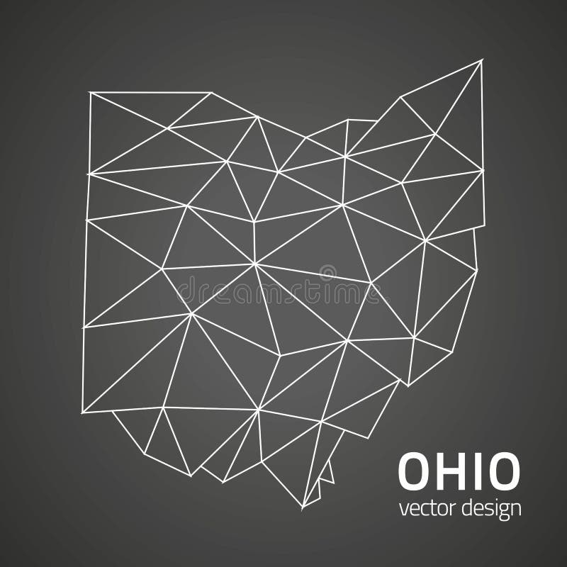 Ohio Map Outline Stock Illustrations – 830 Ohio Map Outline Stock ...