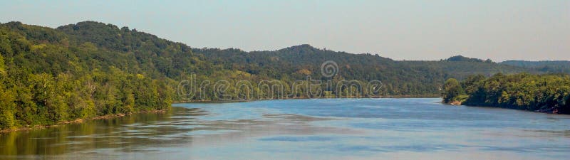 Ohio River Panoramic stock photo. Image of water, views - 58359028