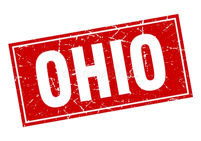 Ohio stamp stock vector. Illustration of banner, grungy - 124944238
