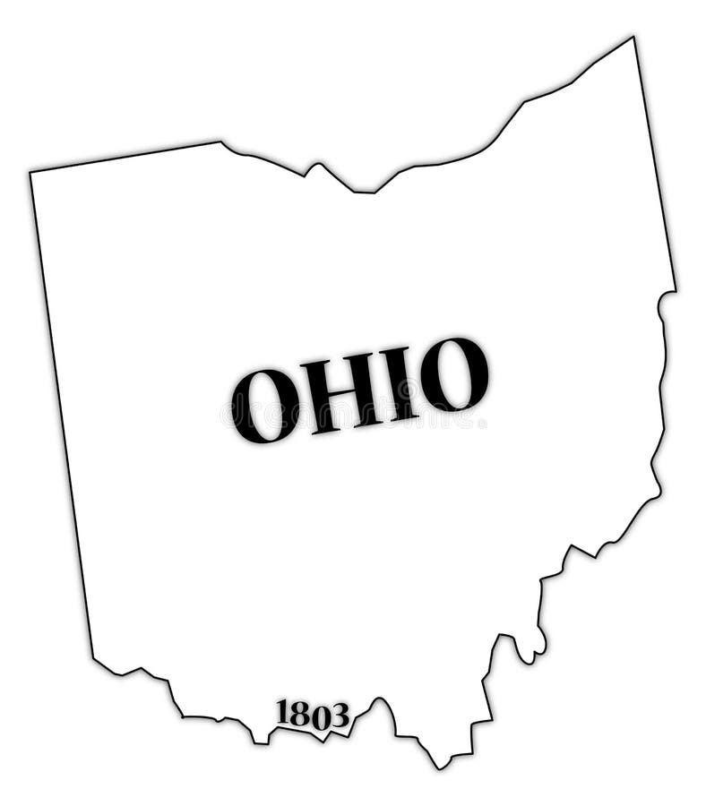 Ohio Outline Stock Illustrations – 482 Ohio Outline Stock Illustrations ...
