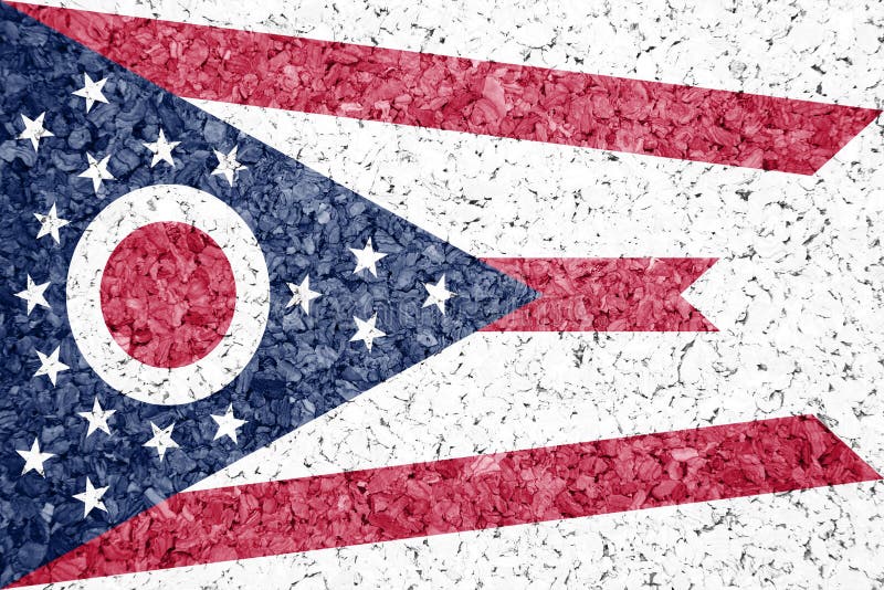 Ohio State Flag stock photo. Image of ohio, surface - 203618004