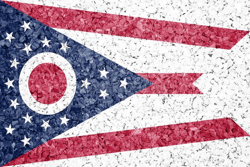 Ohio State Flag stock photo. Image of ohio, surface - 203618004