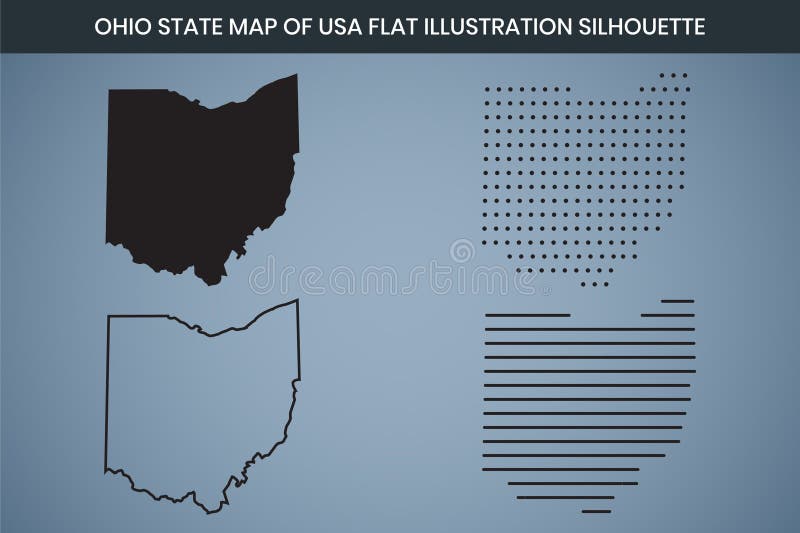 Ohio State Outline Vector Ohio State Outline Images Free Download On